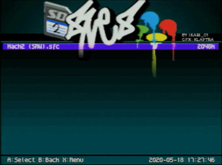 FXPAK / SD2SNES Setup and Custom Menu | Accept Defaults
