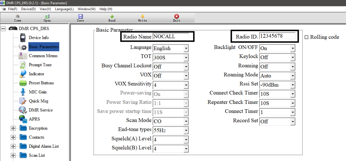 Setting up DMR on Radioddity DB25-D | Accept Defaults