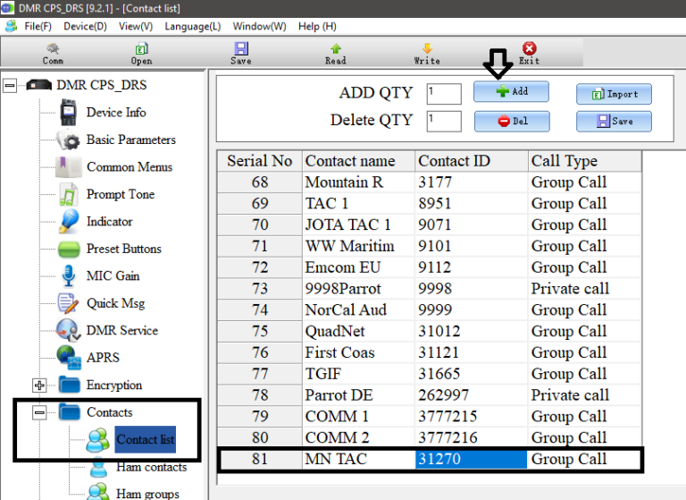 Setting up DMR on Radioddity DB25-D | Accept Defaults