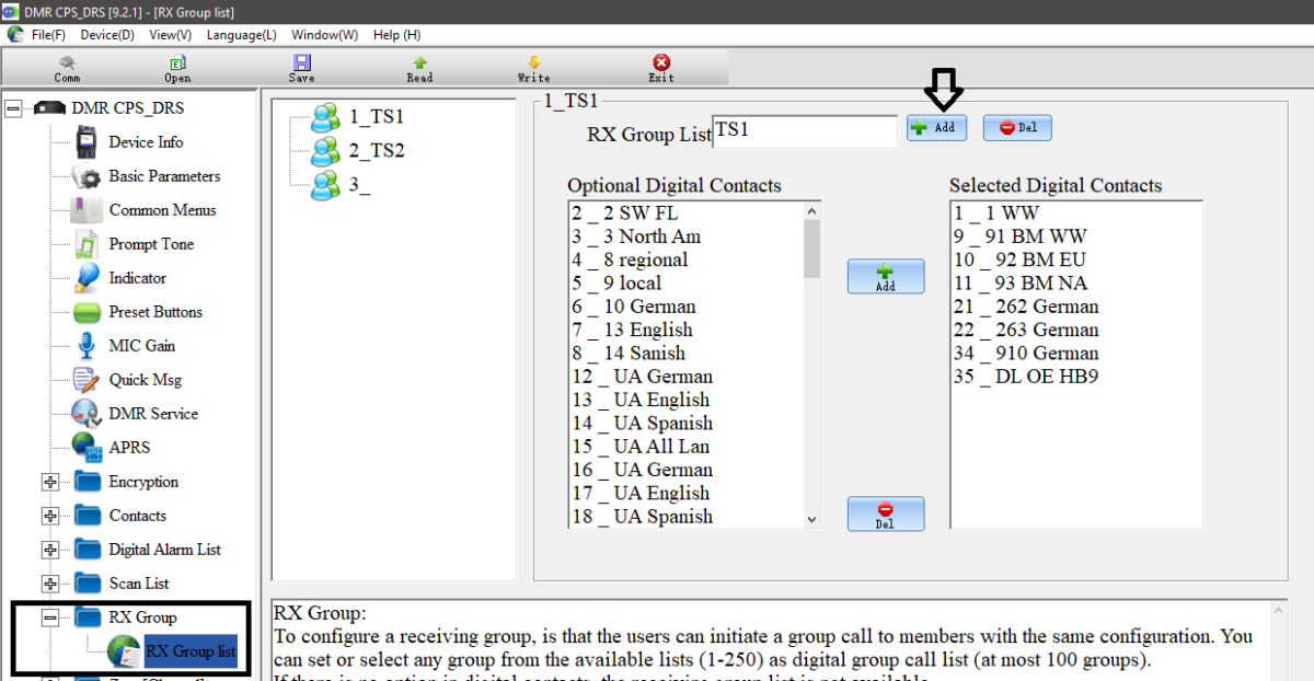 Setting up DMR on Radioddity DB25-D | Accept Defaults