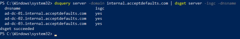 Decommission a Domain Controller | Accept Defaults